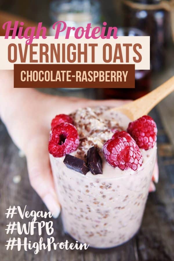 Chocolate-Raspberry Overnight Oats - Simply Zero Foods